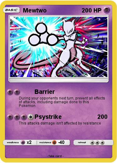 Pokémon Mewtwo 8962 8962 - Barrier - My Pokemon Card