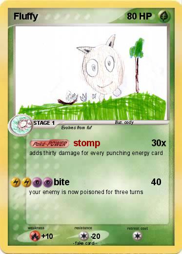 Pokémon Fluffy 376 376 - stomp - My Pokemon Card