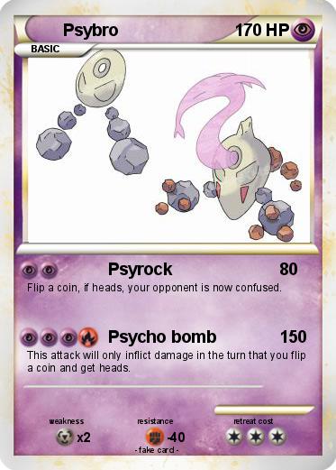 Pokémon Psybro 1 1 - Psyrock - My Pokemon Card