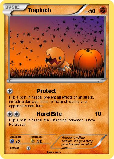Pokémon Trapinch 37 37 - Protect - My Pokemon Card