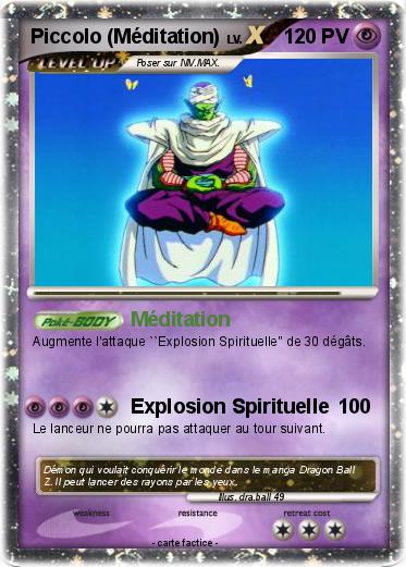 Pokémon Piccolo Meditation - Méditation - Ma carte Pokémon