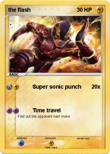 Pokémon the flash 56 56 - Super sonic punch - My Pokemon Card