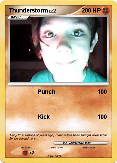 Pokémon Thunderstorm 36 36 - Punch - My Pokemon Card