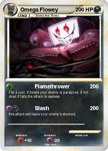Pokémon Omega Flowey 171 171 - Flamethrower - My Pokemon Card