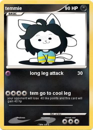 Pokémon temmie 275 275 - long leg attack - My Pokemon Card