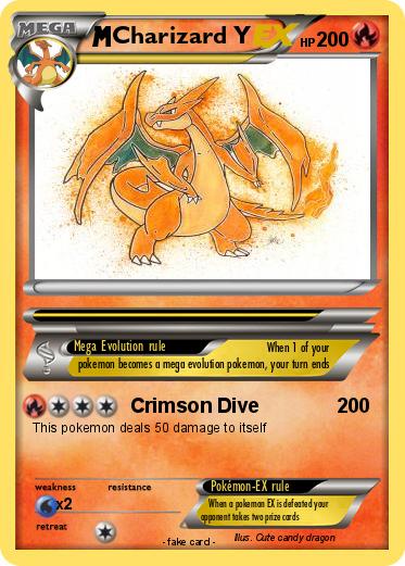 Pokémon Charizard Y 90 90 - Crimson Dive - My Pokemon Card