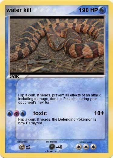 Pokémon water kill 1 1 - toxic - My Pokemon Card