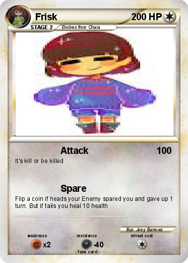 Pokémon Frisk 190 190 - Attack - My Pokemon Card
