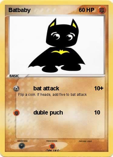 Pokémon Batbaby - bat attack - My Pokemon Card