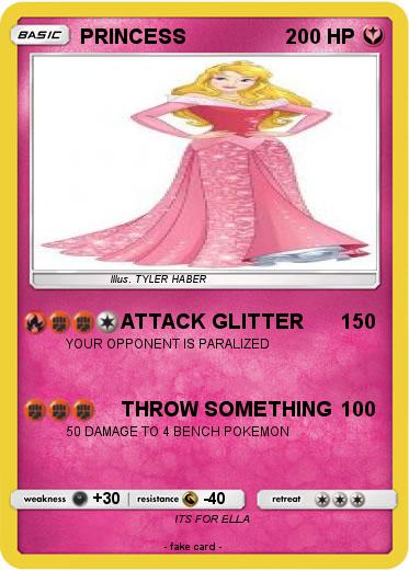 Pokémon PRINCESS 1725 1725 - ATTACK GLITTER - My Pokemon Card