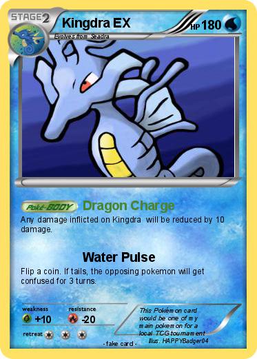 Pokémon Kingdra EX 10 10 - Dragon Charge - My Pokemon Card