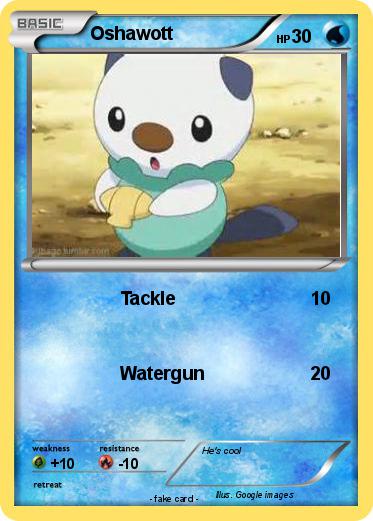 Pokémon Oshawott 1151 1151 - Tackle - My Pokemon Card