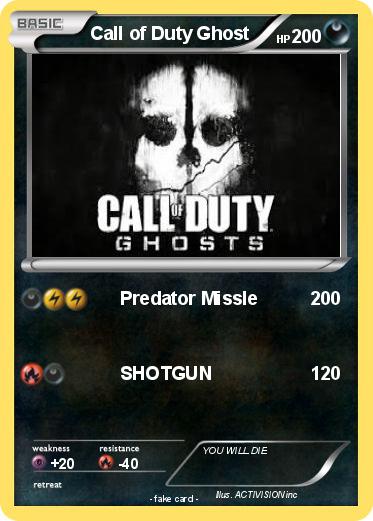 Pokémon Call of Duty Ghost 15 15 - Predator Missle - My Pokemon Card