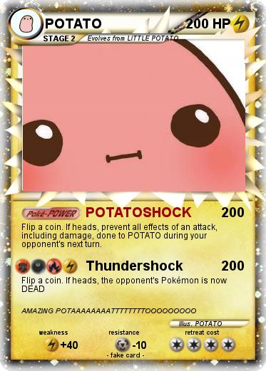 Pokémon POTATO 704 704 - POTATOSHOCK - My Pokemon Card