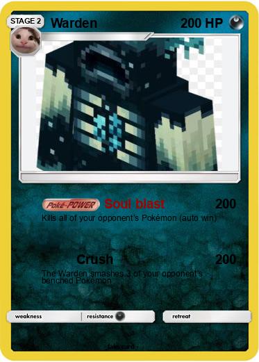 Pokémon Warden 90 90 - Soul blast - My Pokemon Card