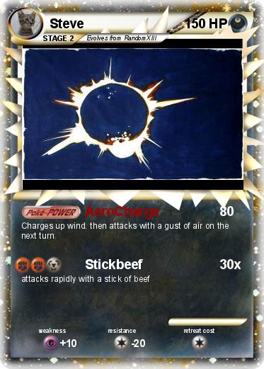 Pokémon Steve 65 65 - AeroCharge - My Pokemon Card