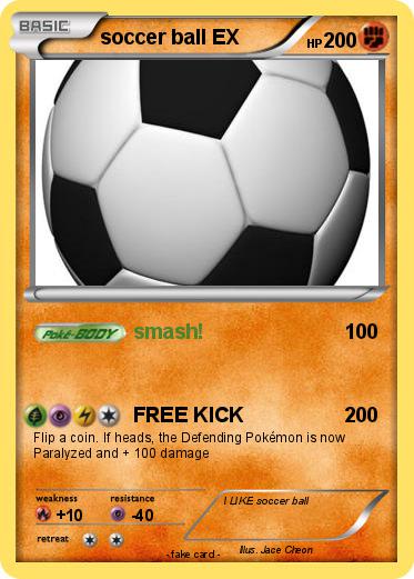 Pokémon soccer ball EX 2 2 - smash! - My Pokemon Card