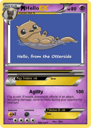 Pokémon Hello 978 978 - Agility - My Pokemon Card