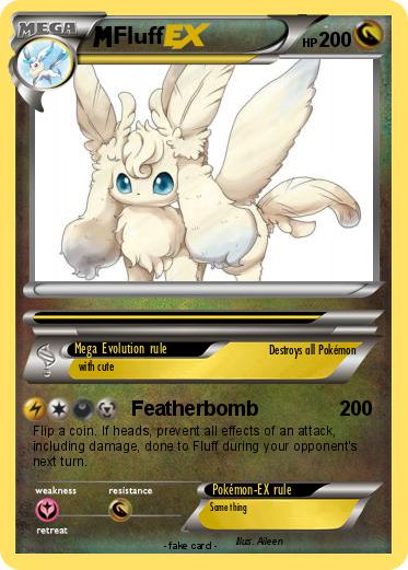 Pokémon Fluff 115 115 - Featherbomb - My Pokemon Card