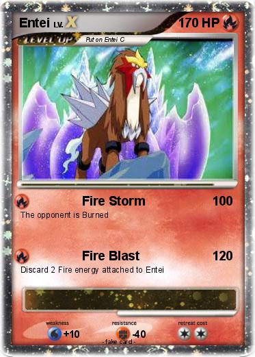 Pokémon Entei 2040 2040 - Fire Storm - My Pokemon Card