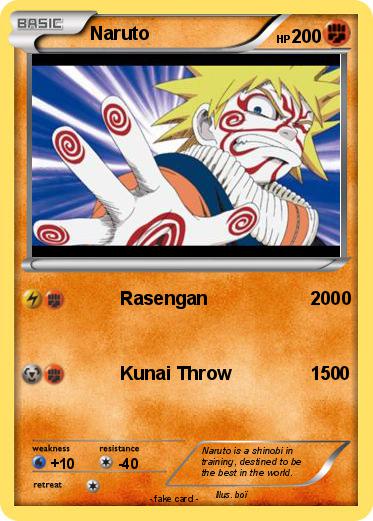 Pokémon Naruto 8396 8396 - Rasengan 0 - My Pokemon Card