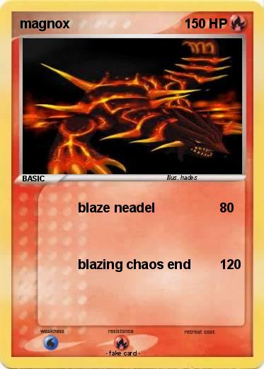Pokémon magnox - blaze neadel - My Pokemon Card