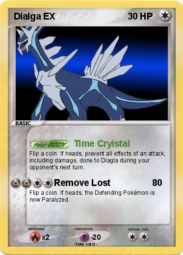 Pokémon Dialga EX 127 127 - Time Cryistal - My Pokemon Card