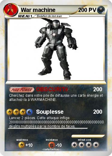 Pokémon War machine 62 62 - OBSCURITé - Ma carte Pokémon