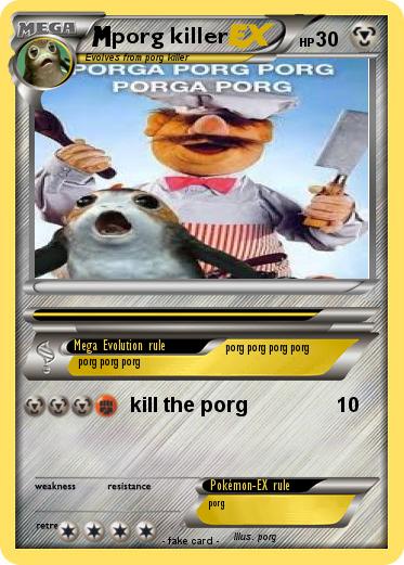 Pokémon porg killer - kill the porg - My Pokemon Card