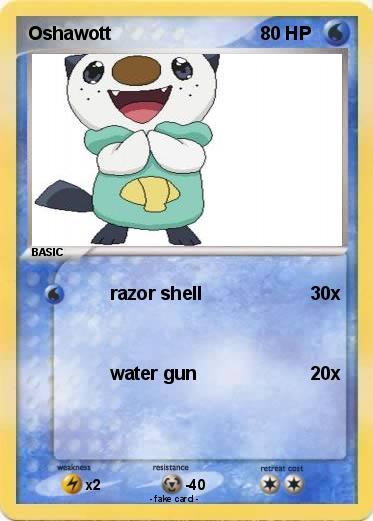 Pokémon Oshawott 438 438 - razor shell - My Pokemon Card