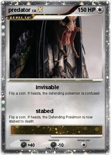 Pokémon predator 171 171 - invisable - My Pokemon Card