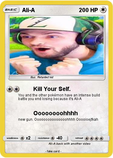 Pokémon Ali A 149 149 - Kill Your Self. - My Pokemon Card