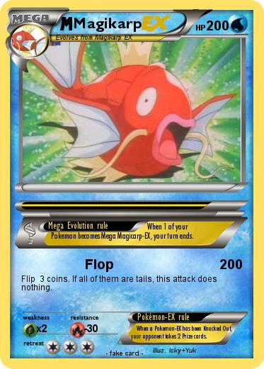 Pokémon Magikarp 1700 1700 - Flop - My Pokemon Card