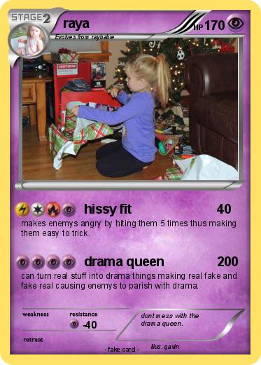 Pokémon raya - hissy fit - My Pokemon Card