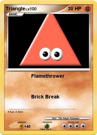 Pokémon Triangle 34 34 - Flamethrower - My Pokemon Card