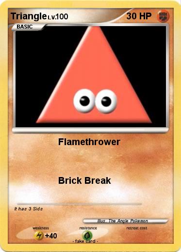 Pokémon Triangle 33 33 - Flamethrower - My Pokemon Card