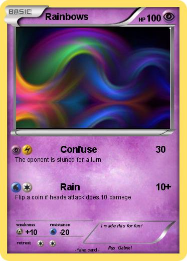 Pokémon Rainbows 31 31 - Confuse - My Pokemon Card