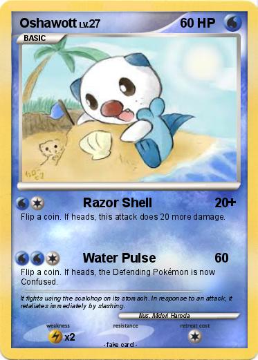 Pokémon Oshawott 951 951 - Razor Shell - My Pokemon Card