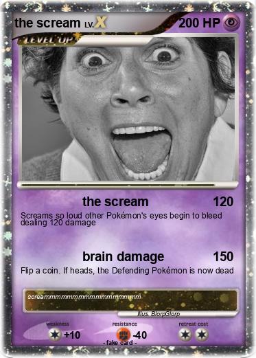 Pokémon the scream 14 14 - the scream - My Pokemon Card