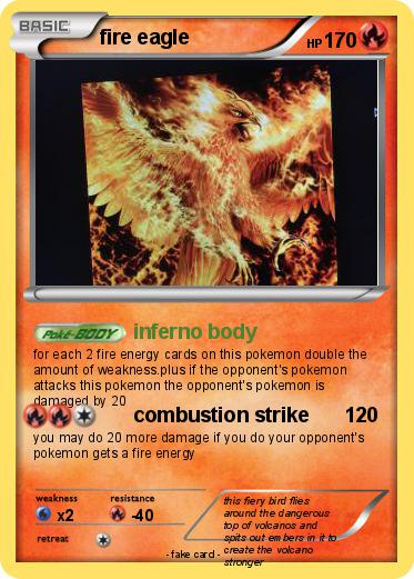 Pokémon fire eagle 20 20 - inferno body - My Pokemon Card