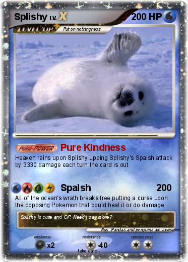 Pokémon Splishy - Pure Kindness - My Pokemon Card