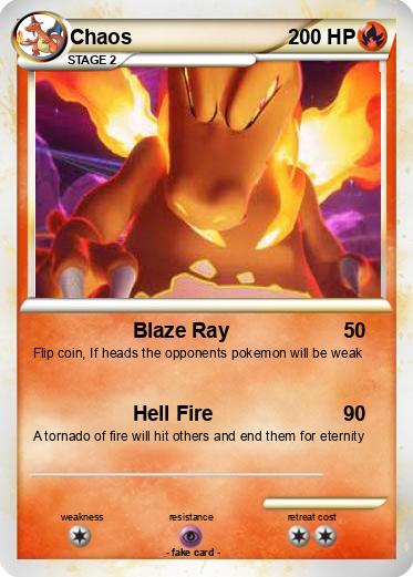 Pokémon Chaos 764 764 - Blaze Ray - My Pokemon Card