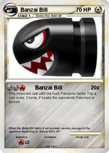 Pokémon Banzai Bill 12 12 - Banzai Bill - My Pokemon Card
