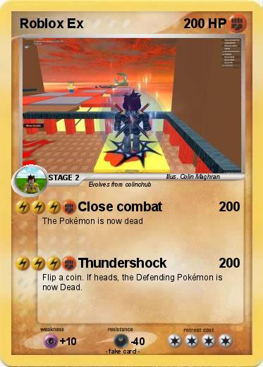 Pokémon Roblox Ex 2 2 - Close combat - My Pokemon Card