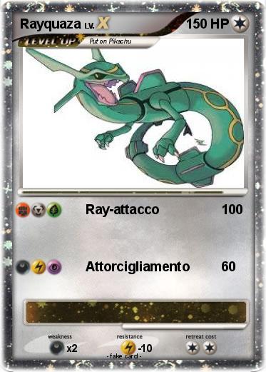 Pokémon Rayquaza 4574 4574 - Ray-attacco - My Pokemon Card