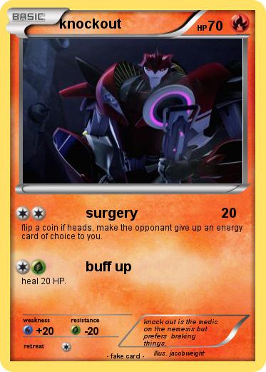 Pokémon knockout 22 22 - surgery - My Pokemon Card