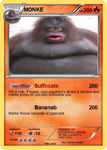 Pokémon MONKE 517 517 - Suffocate - My Pokemon Card