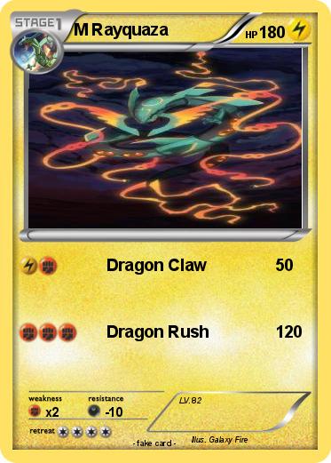 Pokémon M Rayquaza 661 661 - Dragon Claw - My Pokemon Card