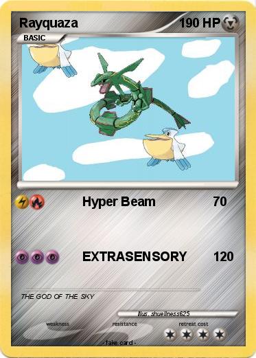 Pokémon Rayquaza 3553 3553 - Hyper Beam - My Pokemon Card