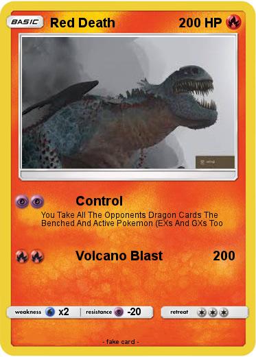 Pokémon Red Death 35 35 - Control - My Pokemon Card